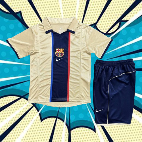 FC Barcelona. Kit Niño visitante 2001-2002 – The Old Jersey